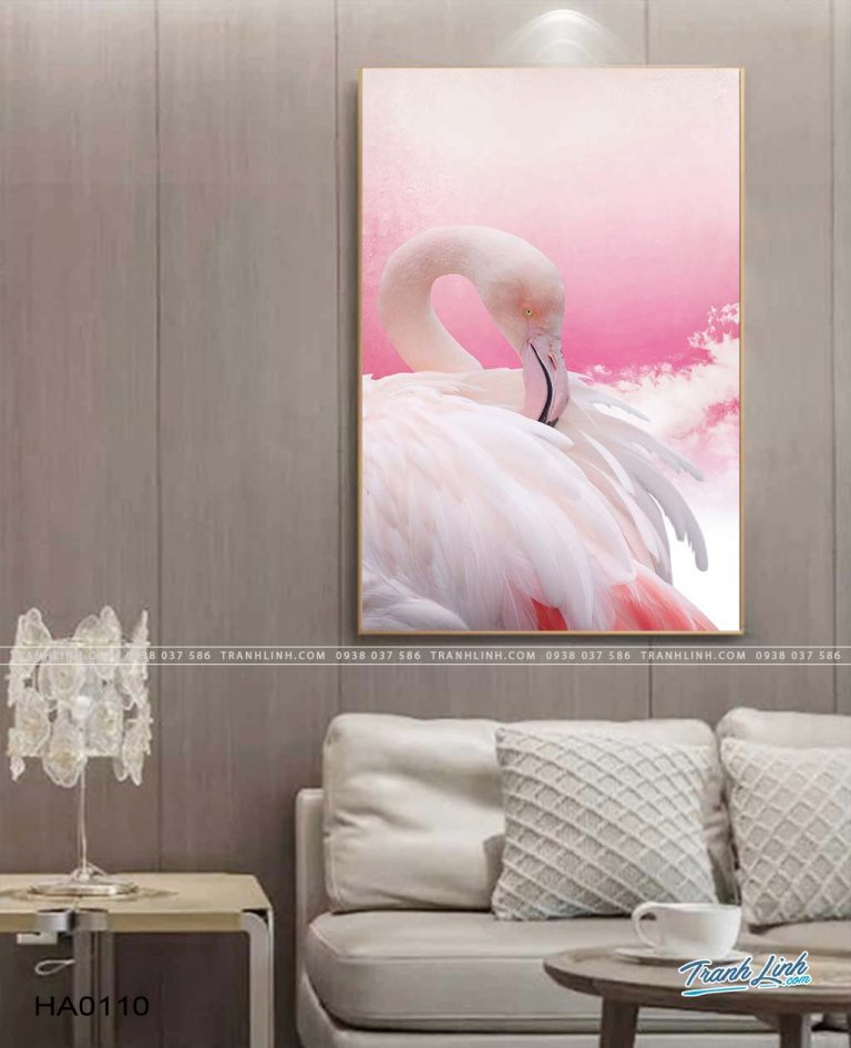 Tranh Canvas Hồng Hạc - HA0110 - Tranh Linh